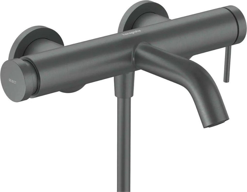 Hansgrohe Tecturis S - Vanová baterie, kartáčovaný černý chrom 73422340