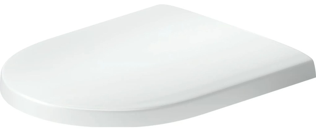 Duravit Univavo univerzální WC sedátko s pomalým sklápěním, kulaté Bílá - D-tvar - 377 x 440 x 50 mm