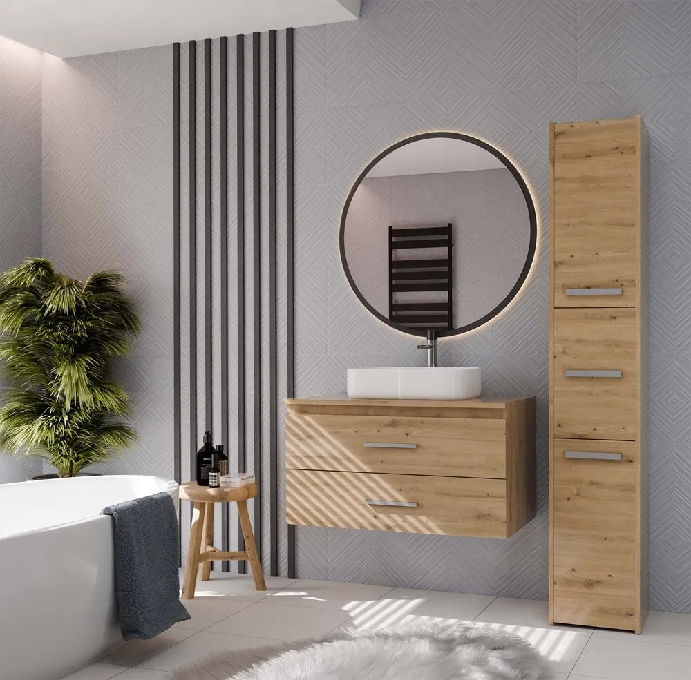 Skříňka pod umyvadlo NEL 80 dub artisan