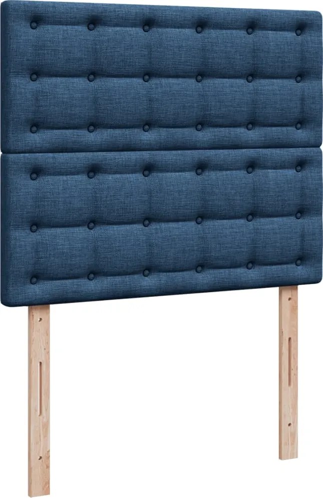 Box spring postel s matrací černá 120x190 cm textil 3291239