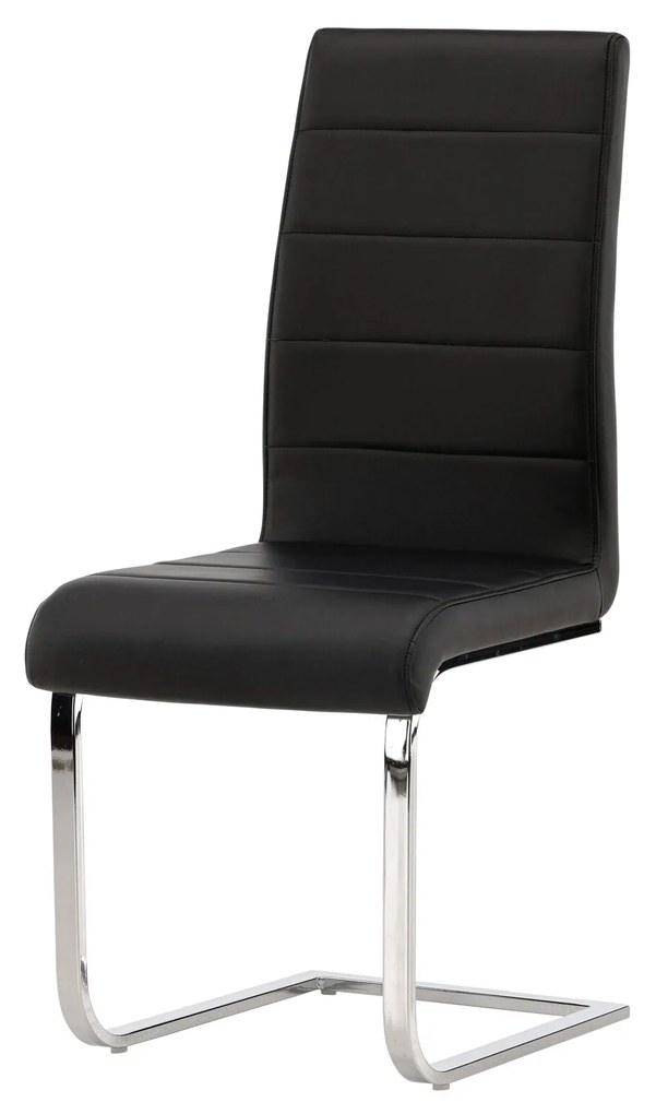 Jídelní židle Tempo, 2ks, černá, 48x44x102