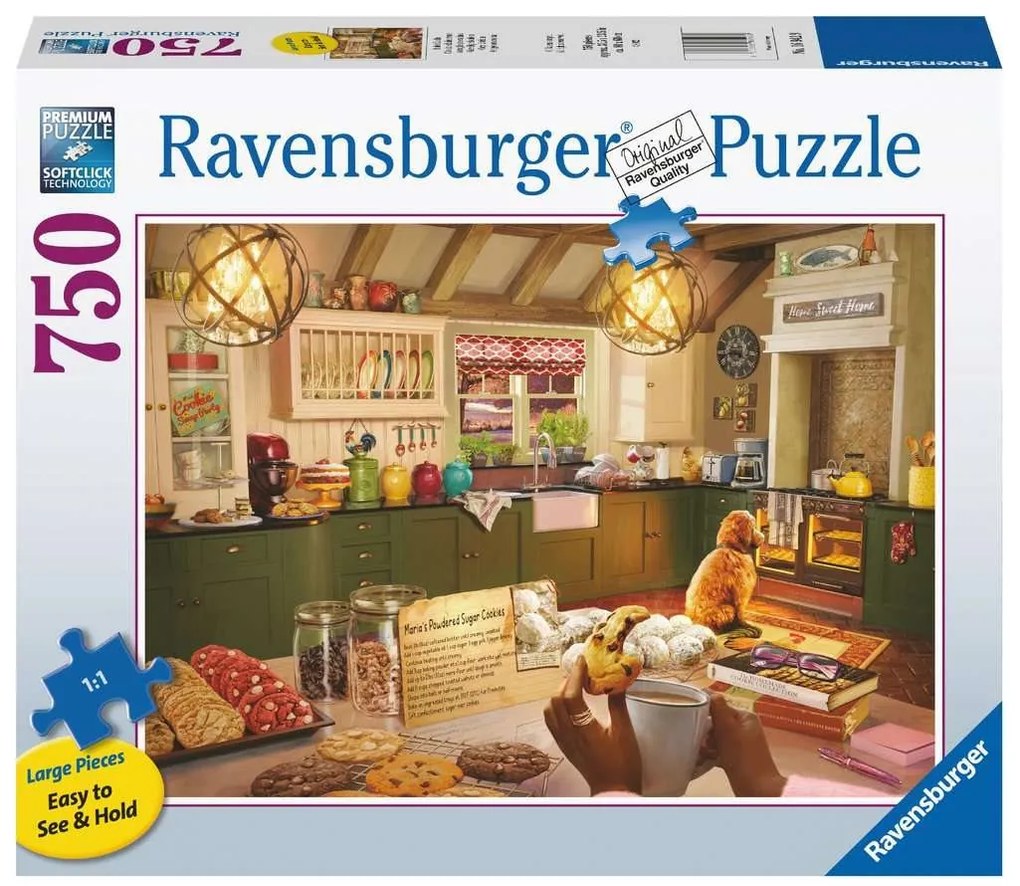 Ravensburger puzzle útulná kuchyň xl 750 dílků