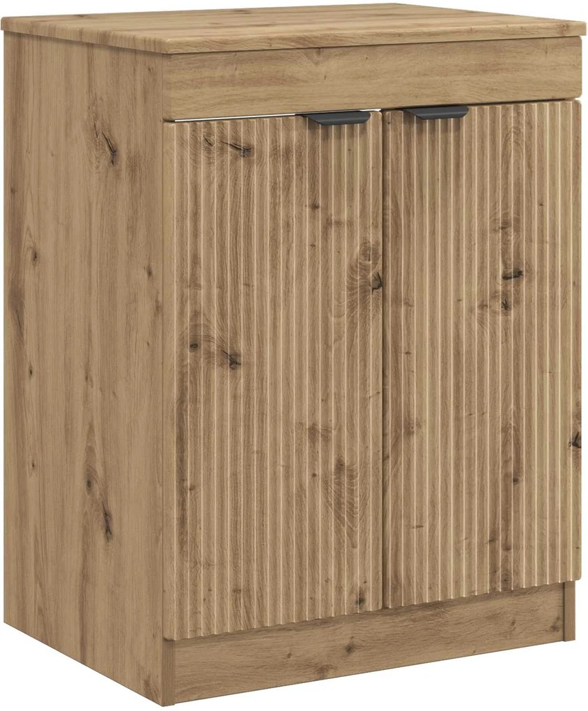 Sada koupelnového nábytku Dub artisan Kompozitní dřevo 3404231