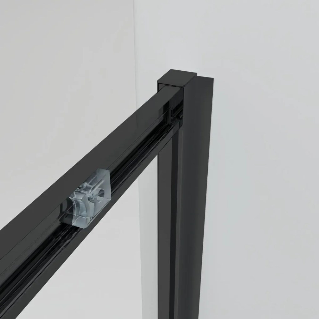 NICOL COMBI Black 100x90 čiré Sprchový kout s posuvnými dveřmi