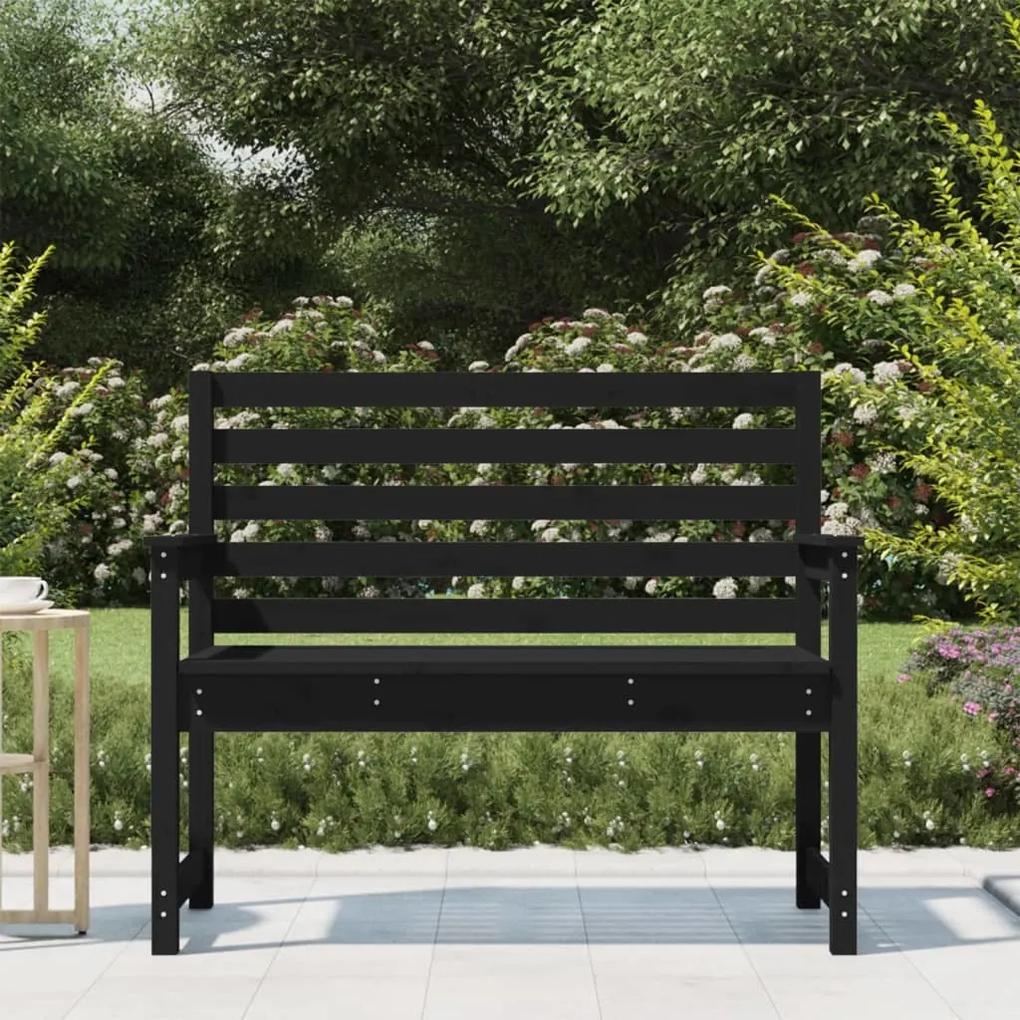 vidaXL Zahradní lavice 109 x 48 x 91,5 cm masivní dřevo douglasky [824064] Barva: Černá borovice