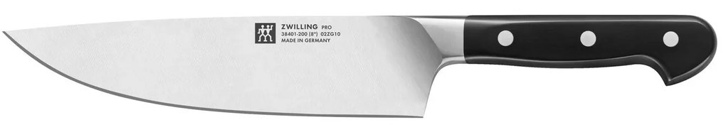 Zwilling Pro set nožů 3 ks, na zeleninu 9 cm, plátkovací 16 cm, kuchařský 20 cm, 38447-003