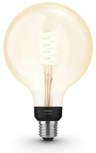 LED Stmívatelná žárovka Philips Hue WHITE FILAMENT G125 E27/7W/230V 2100K