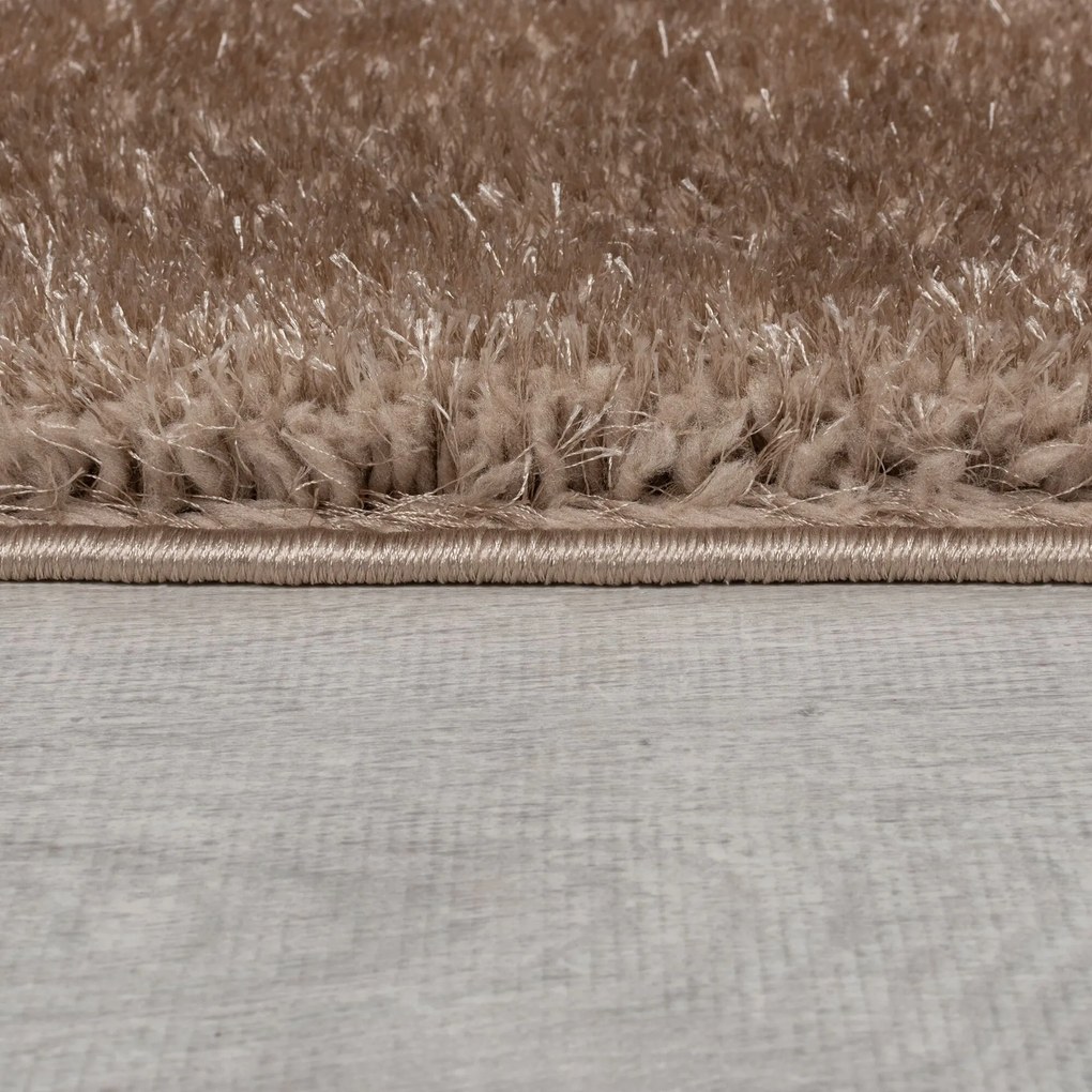 Flair Rugs koberce Kusový koberec Indulgence Velvet Taupe - 80x150 cm