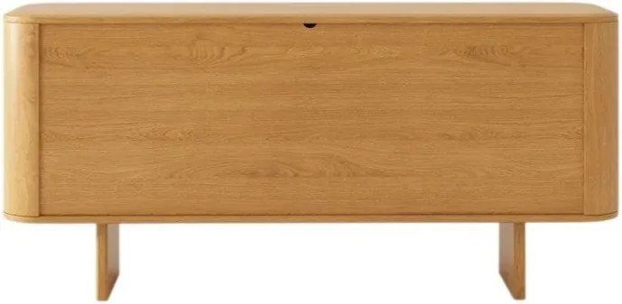 Komoda z dubového dřeva v přírodní barvě 160x76x45 cm Charlotte – Micadoni
