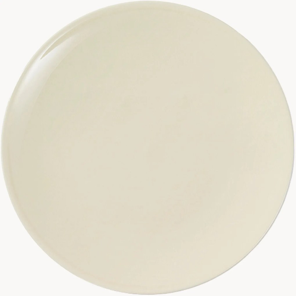 Sada mělkých talířů z kostního porcelánu Pastel, 6 dílů