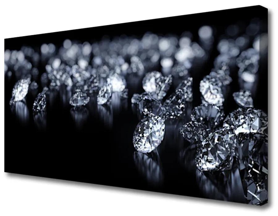 Obraz na plátně Diamanty Umění 125x50 cm