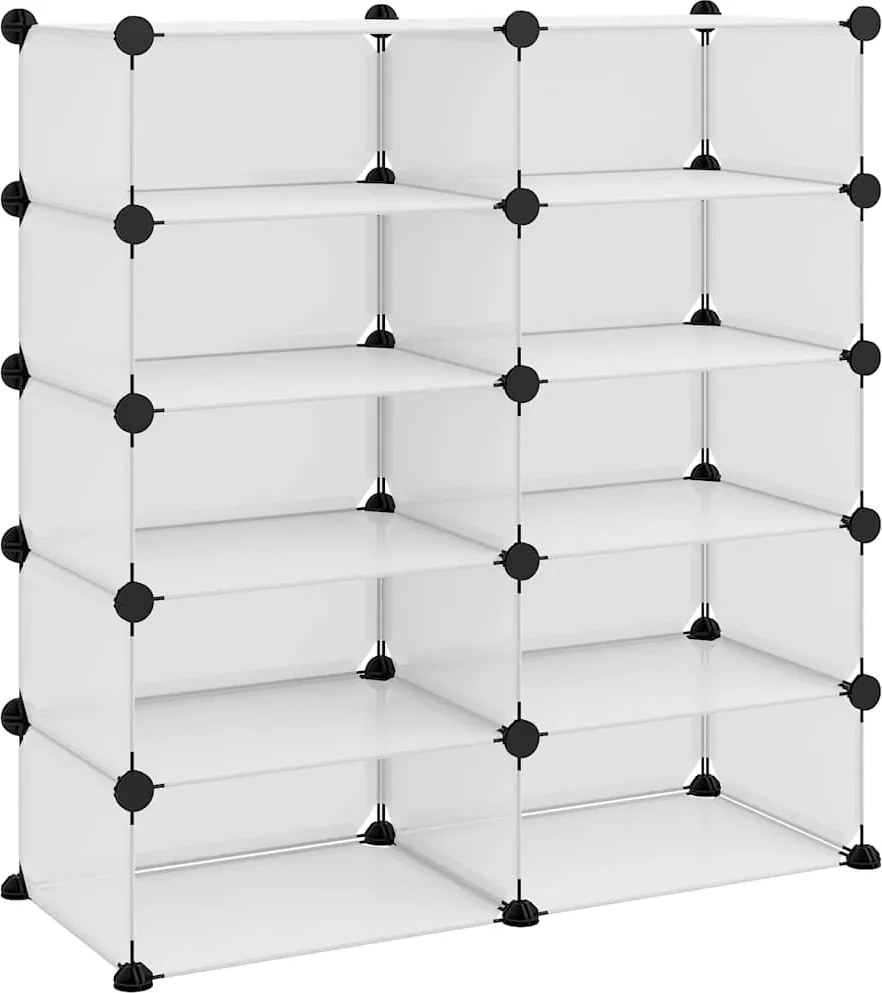 Botník průhledný 84 x 32 x 88,5 cm PP 340567