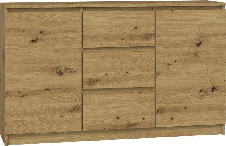 TPS Komoda 2D3S 120 cm - Dub artisan
