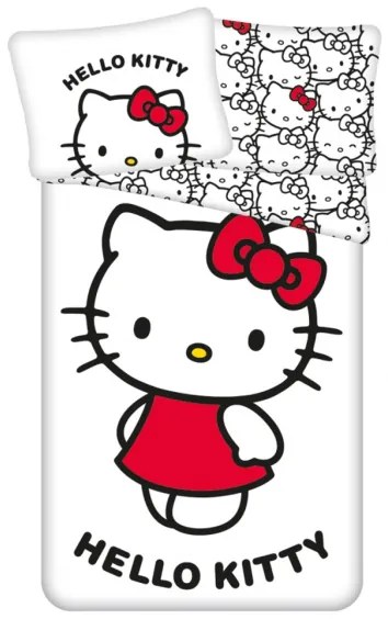 Jerry Fabrics Povlečení Hello Kitty 140x200, 70x90 cm