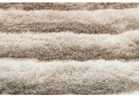 Moderní koberec FLIM 006 B5 shaggy, Vlny Strukturální béžový velikost 120x160 cm | krásné koberce cz