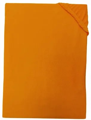 Prostěradlo jersey oranžová TiaHome - 70x140cm