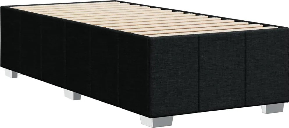 Rám postele bez matrací černá 90x200 cm textil 3284806