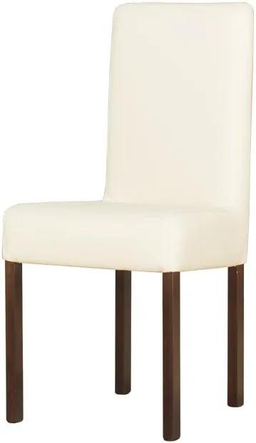 Židle KWN (ořech / ekologická kůže perla)