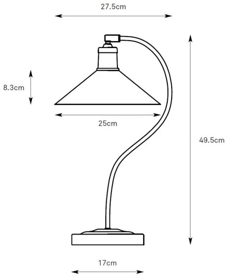 Markslöjd 108864 - Stolní lampa VELA 1xE27/40W/230V mosaz/zelená