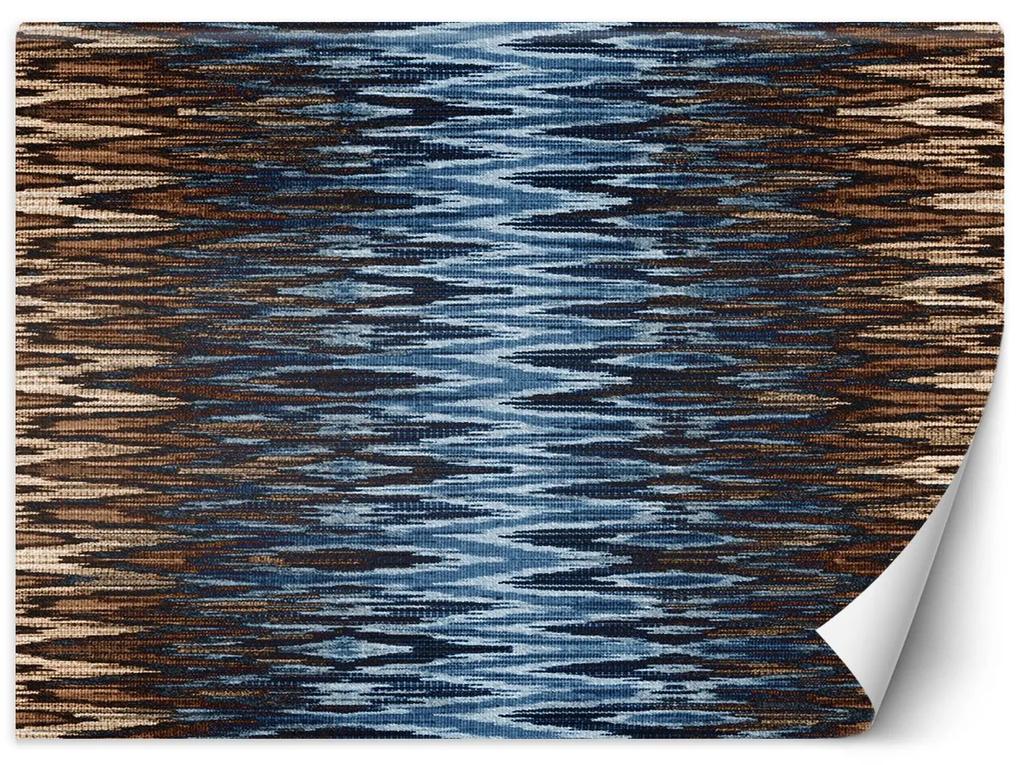 Gario Fototapeta Tapiserie, modrá a hnědá abstrakce Materiál: Vliesová, Rozměry: 200 x 140 cm
