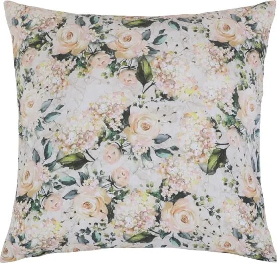 Bellatex Polštářek EMA 45x45 cm Růže vanilková
