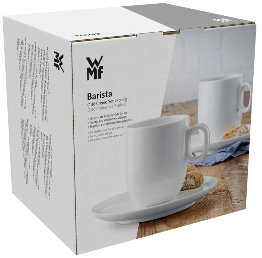 Bílé porcelánové šálky v sadě 2 ks na cappuccino 170 ml Barista – WMF