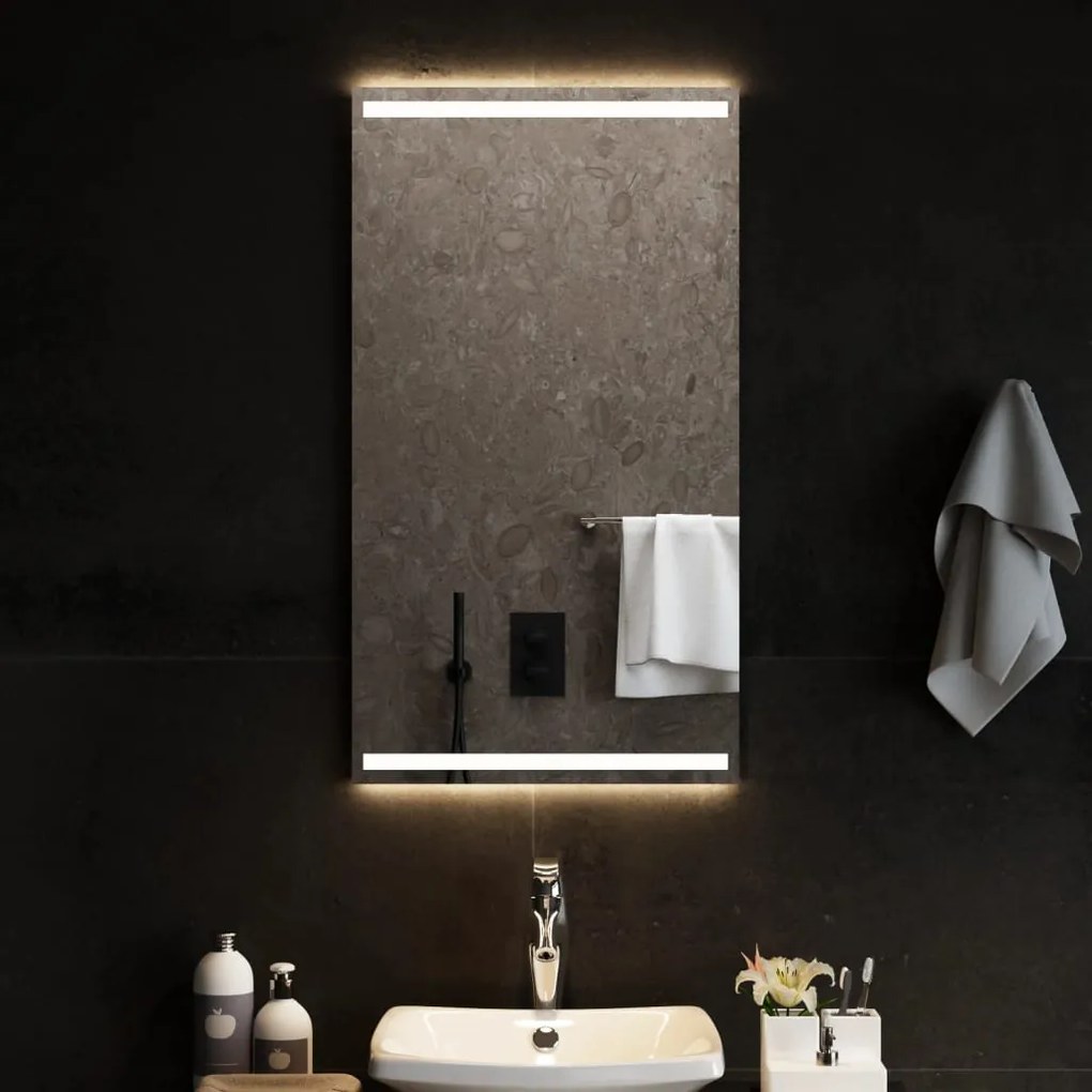Koupelnové zrcadlo s LED osvětlením 50 x 90 cm 3154068