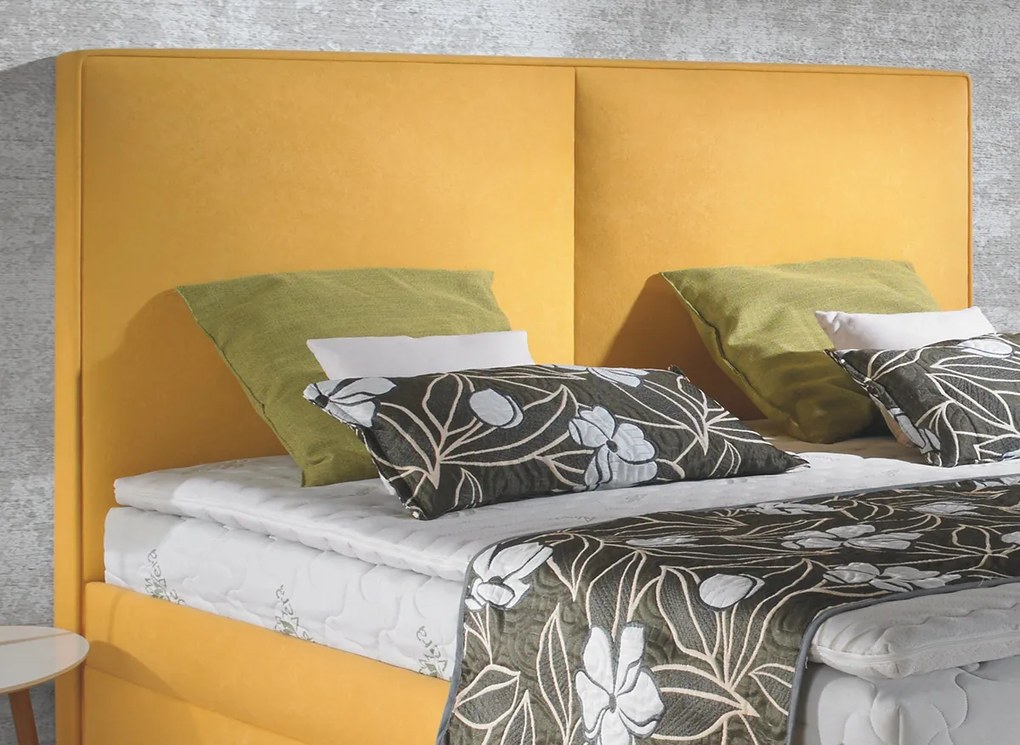 NEW DESIGN postele Boxspring postel MARCO s úložným prostorem, 160×200 cm Velikost postele: 160 × 200 cm