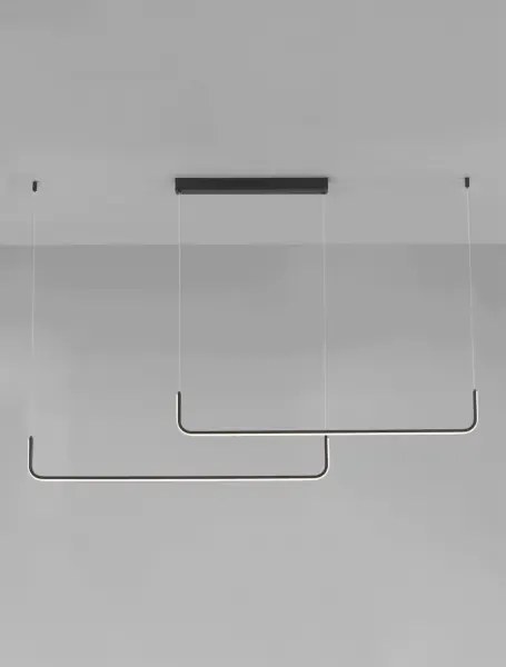 Designový lustr Strita černá