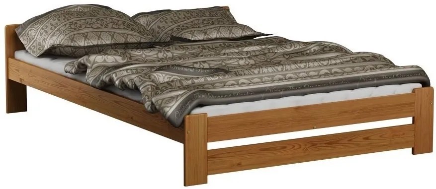 Dřevěná postel Niwa 160x200 + rošt ZDARMA (Barva dřeva: Olše)