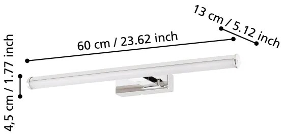 Eglo 97082 - LED Koupelnové osvětlení zrcadla VADUMI 1xLED/11W/230V IP44