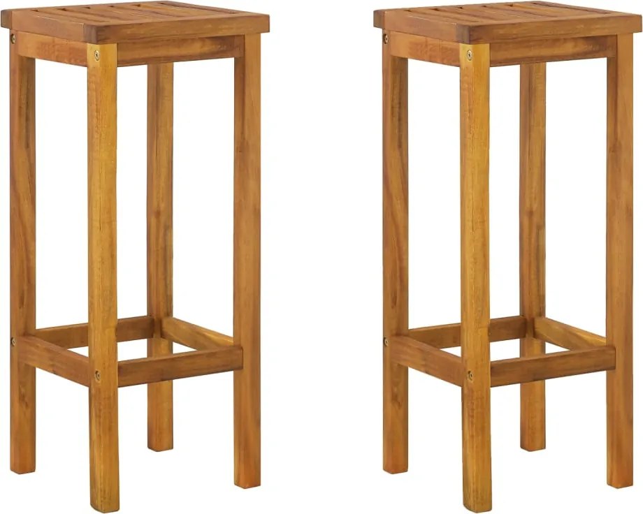 3dílný zahradní barový set masivní akáciové dřevo 3154384