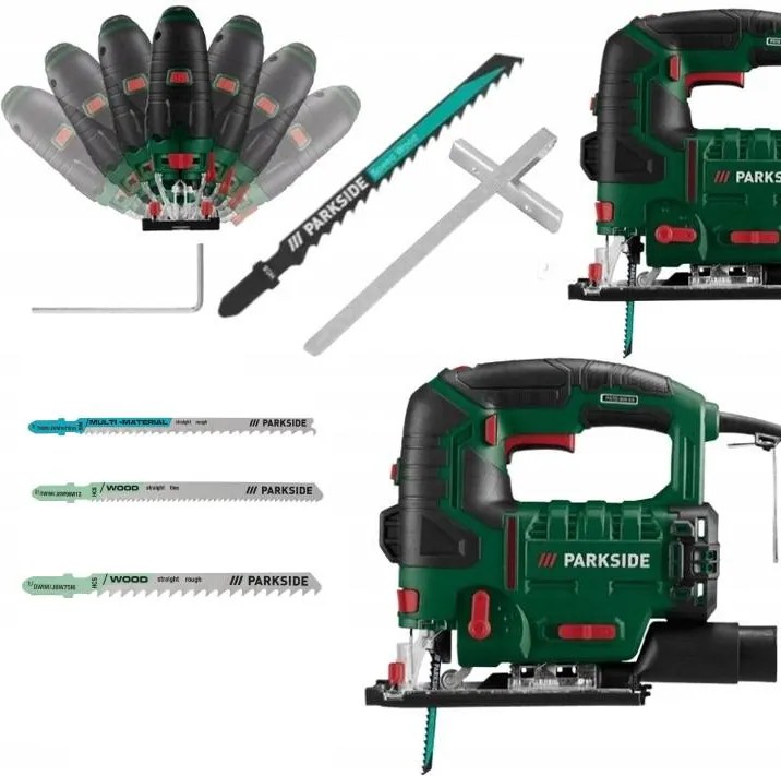 Parkside Pstd 800 E4 Pila 800 W 4 pilové listy Set