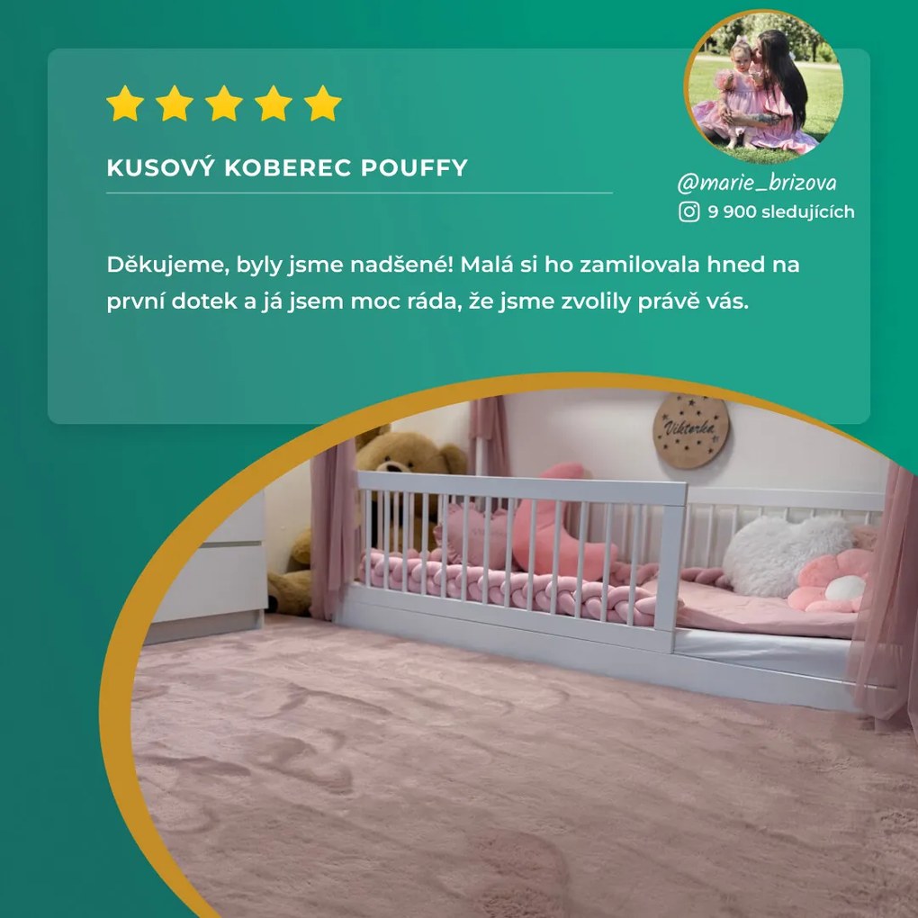Ayyildiz, Kusový koberec Pouffy 5100 Cream, 200x290, bílá, obývací pokoj