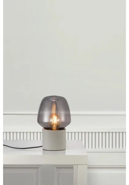 Nordlux - Stolní lampa CHRISTINA 1xE27/25W/230V beton/černá