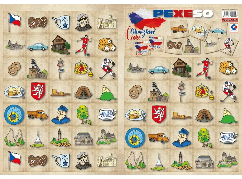 Pexeso - Obrázkové Česko