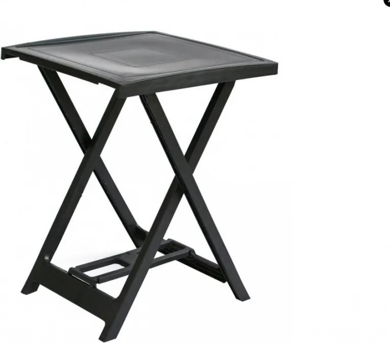 Tradgard ARNO Plastový stolek - grafit, 65 x 50 x 47 cm