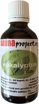 Saunaproject esence do sauny eukalypt 50ml