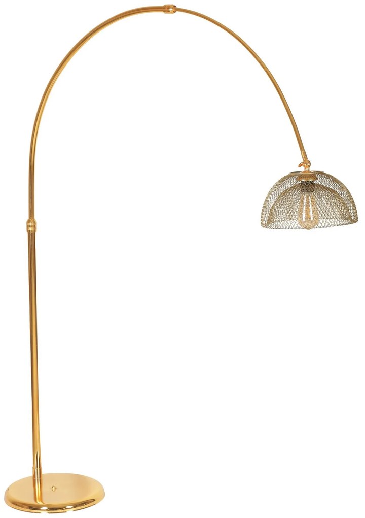 Opviq Stojací lampa Vargas 8749-5, Zlatá