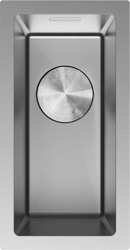 Mexen Trixo, 1-komorový nerezový dřez 230 x 440 mm, broušená ocel, 6411221000-01