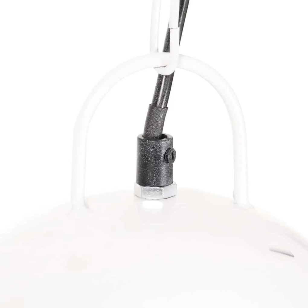 Industriální závěsné svítidlo 25 W bílé kulaté 42 cm E27 320558