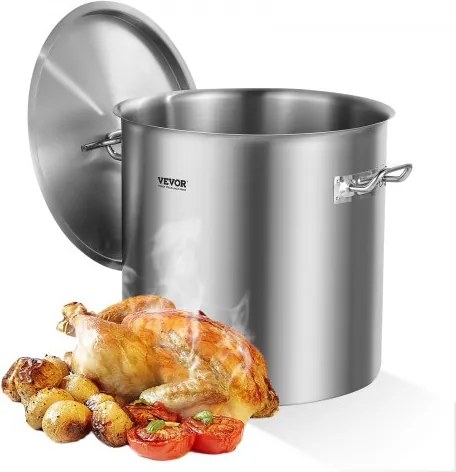 50,2 l Nerezový hrnec na vaření Kuchyňská omáčka hrnec s poklicí