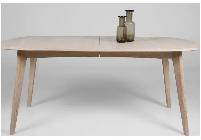 Jídelní stůl Marte 180x102 cm bělený dub