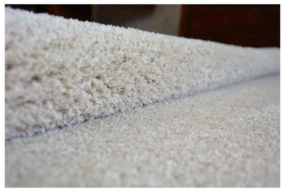 Luxusní kusový koberec Shaggy Azra krémový 120x170cm