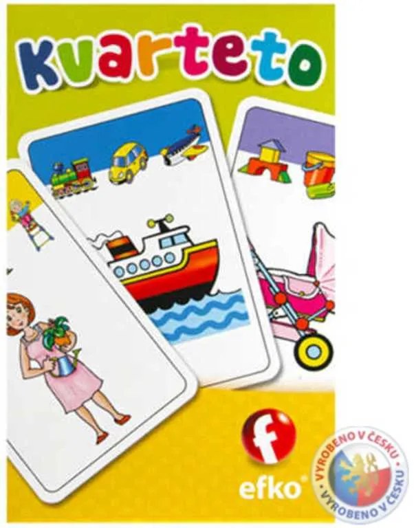 EFKO BABY Kvarteto dětská karetní hra ef54637
