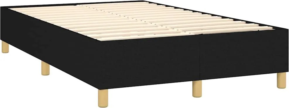 Box spring postel s matrací černá 120x190 cm textil 3269960