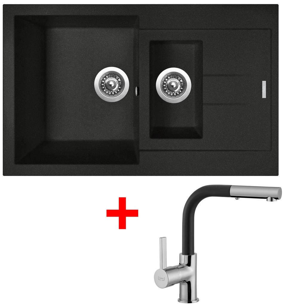 Akční set Sinks AMANDA 780.1 + baterie ENIGMA S Metalblack