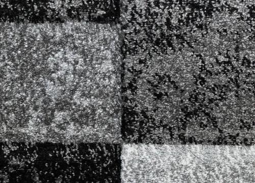 Koberce Breno Kusový koberec HAWAII 1330 Black, Šedá, Vícebarevné, 80 x 150 cm