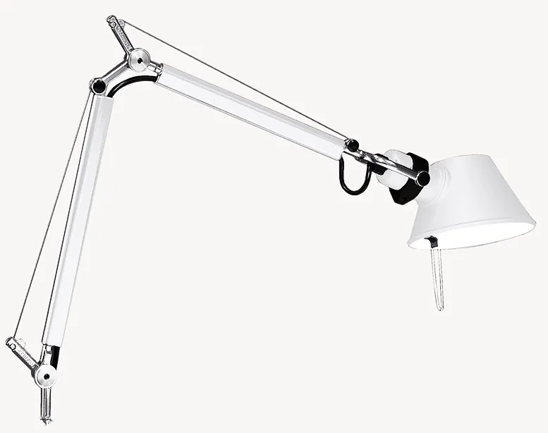 Artemide Tolomeo Micro halo Table, tělo lampy, 1x46W E14, bílá