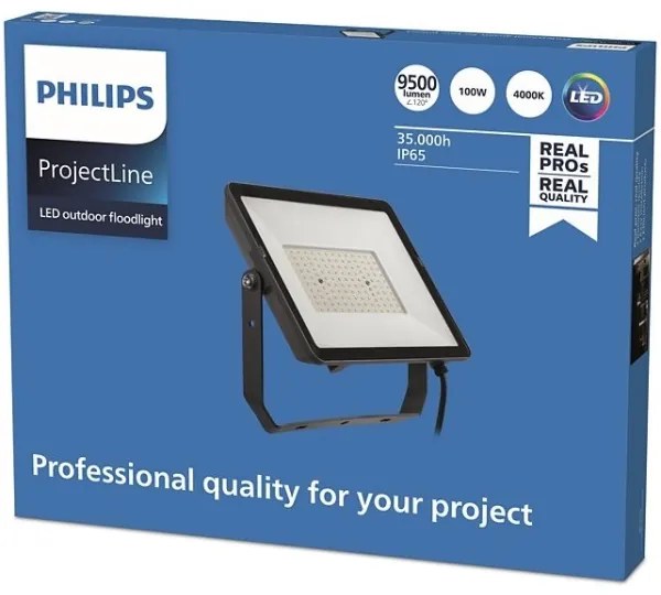 Philips - LED Venkovní reflektor PROJECTLINE LED/100W/230V IP65 4000K